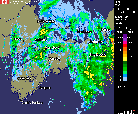 Halifax Nova Scotia Radar :: MarineWeather.net